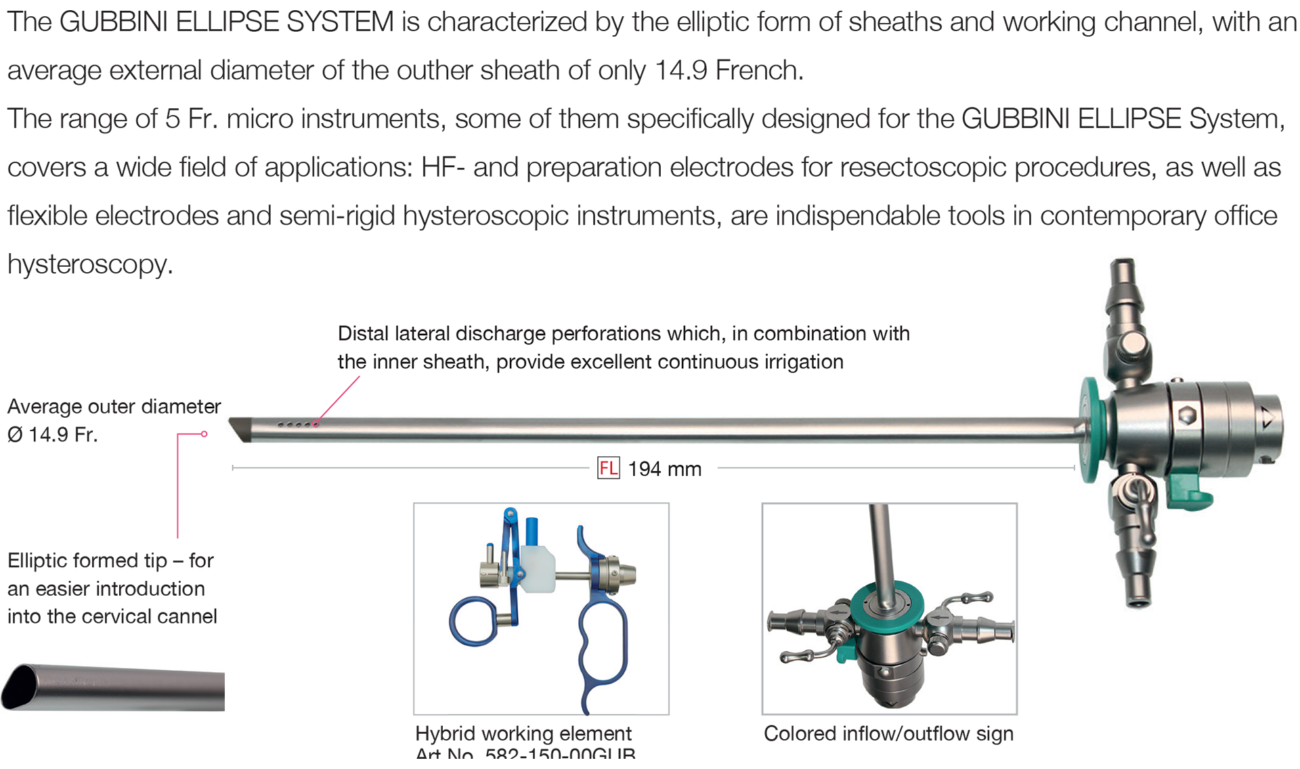 GUBBINI Elipse - 14.9 FR. - Operating Room System