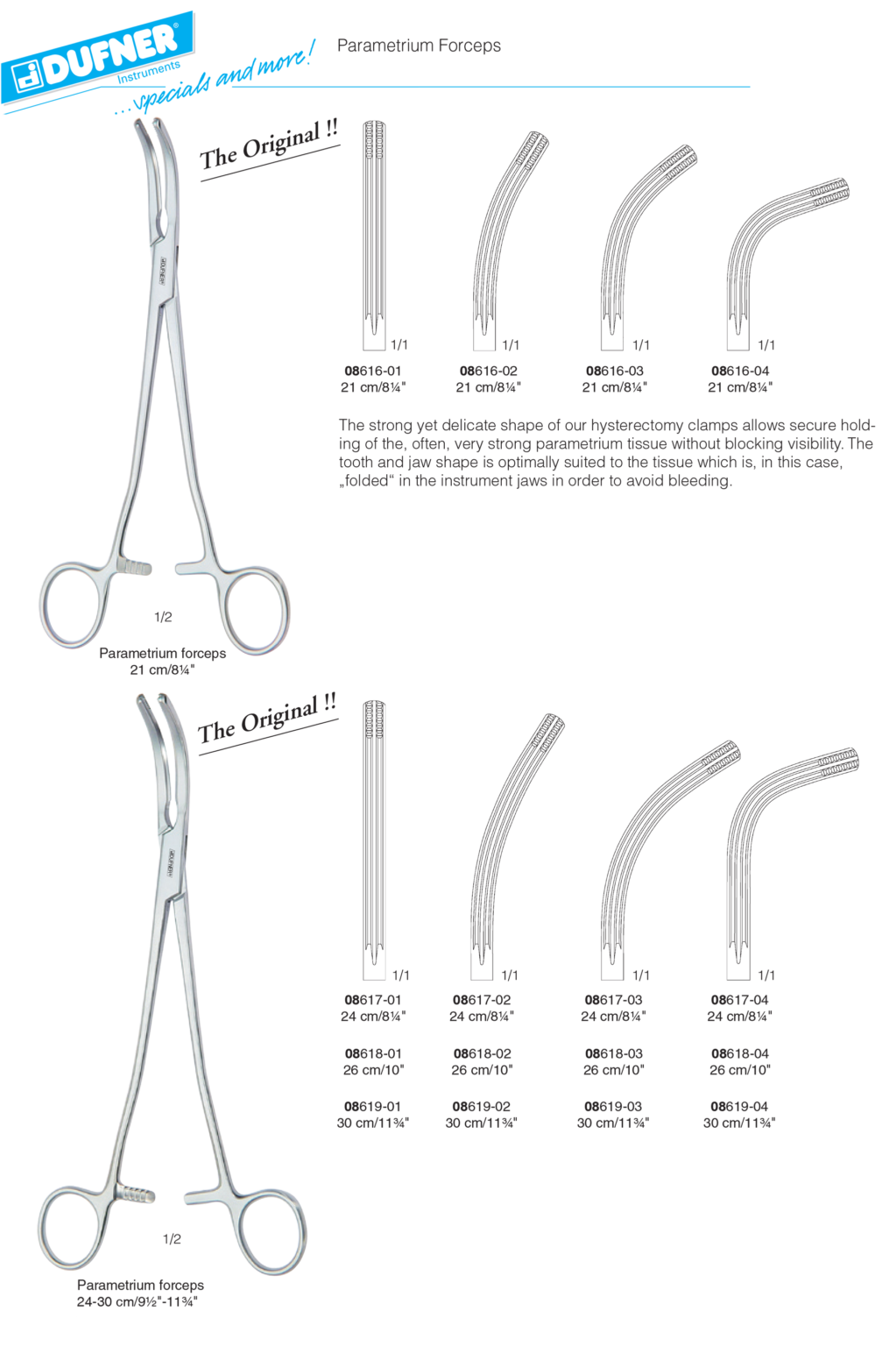 Parametrium Forceps - Operating Room System