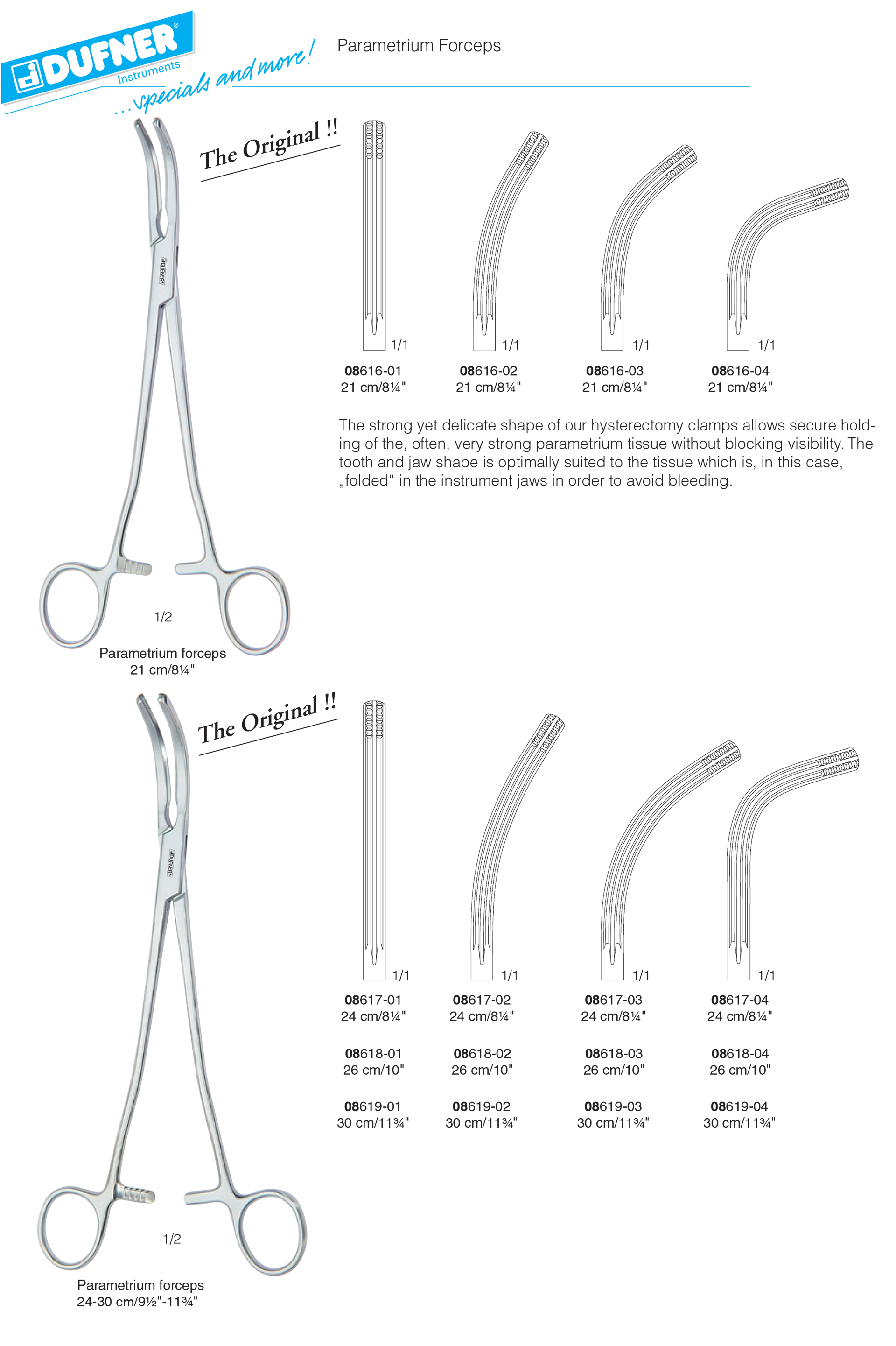 Parametrium Forceps - Operating Room System