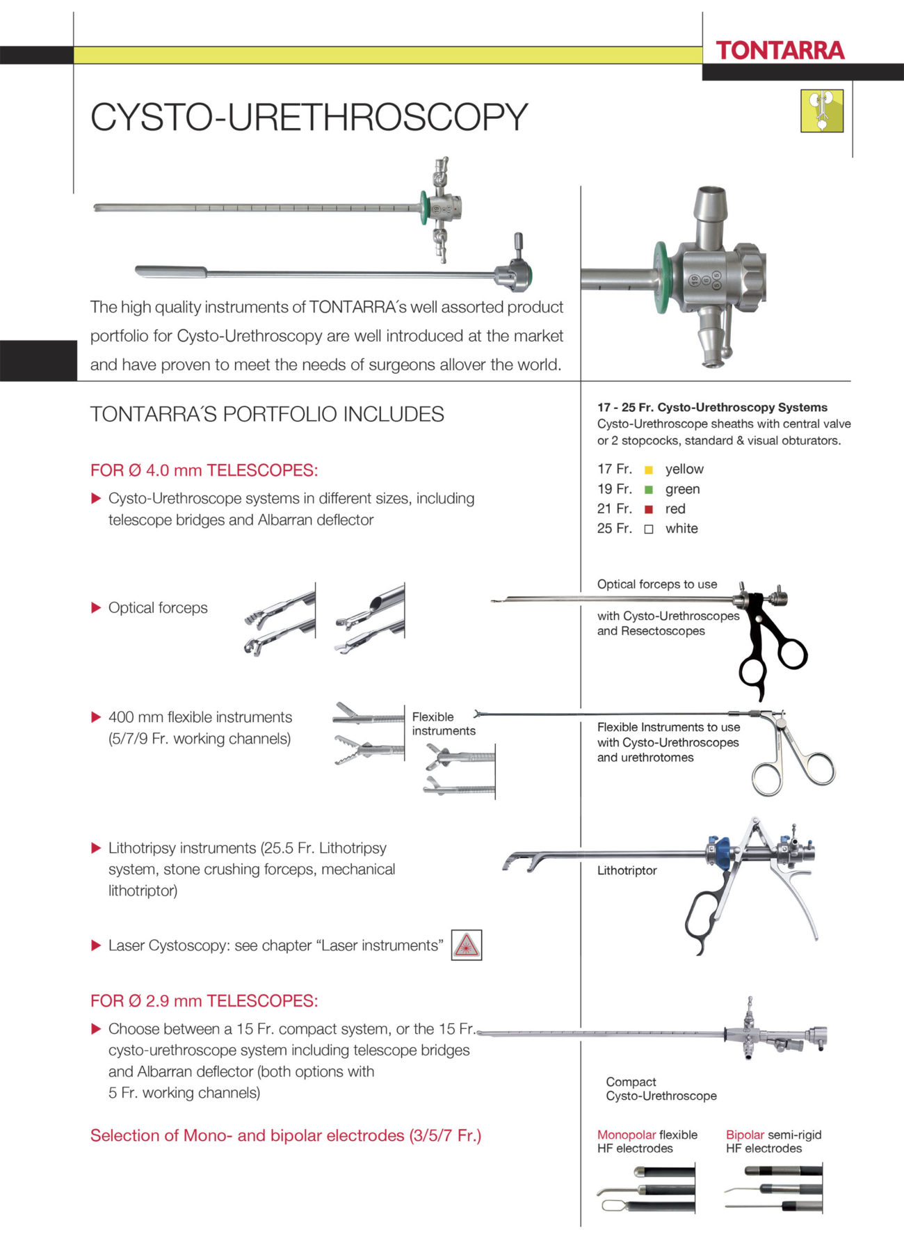 CYSTO-URETHROSCOPY - Operating Room System