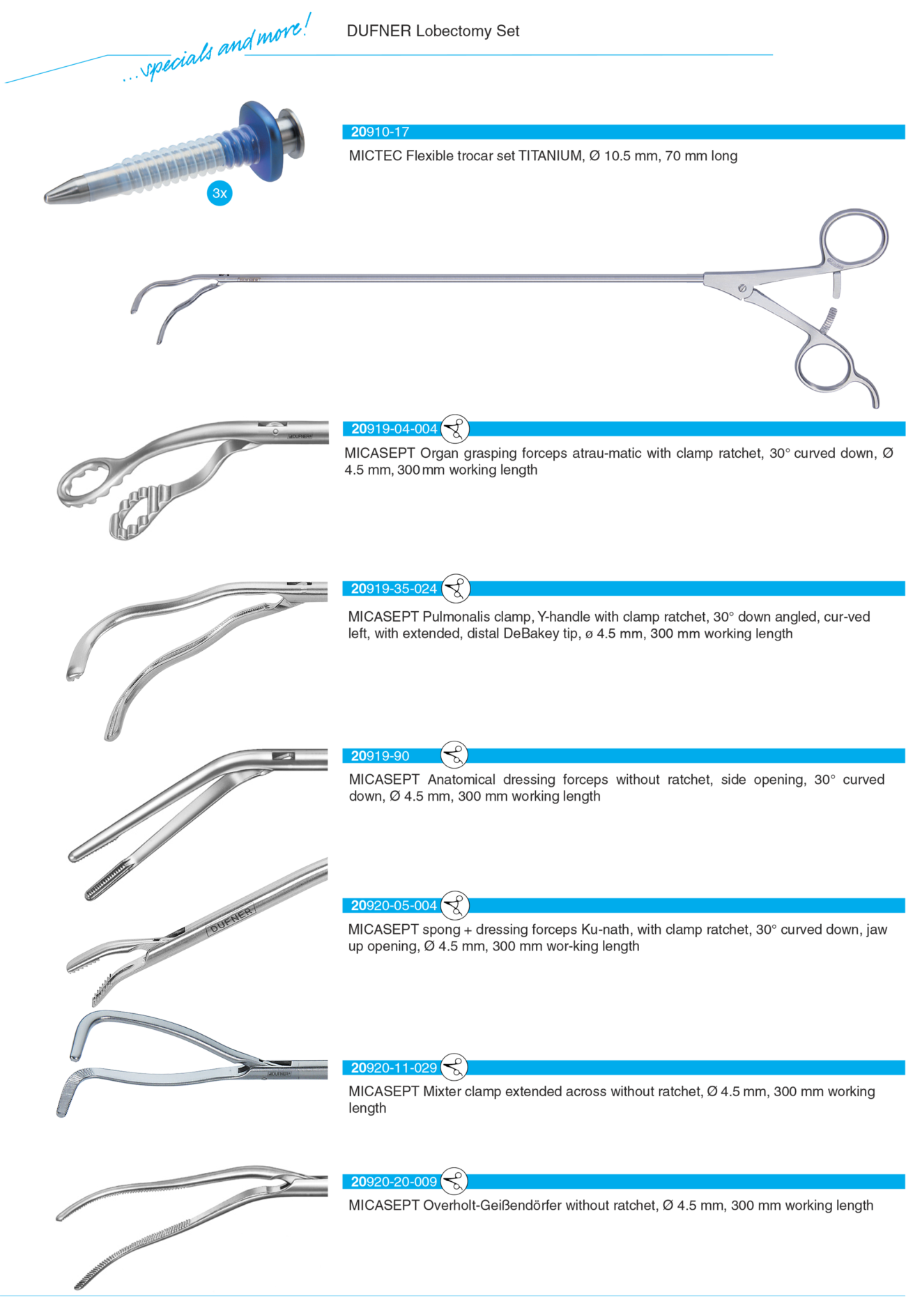 Lobectomy Set - Operating Room System