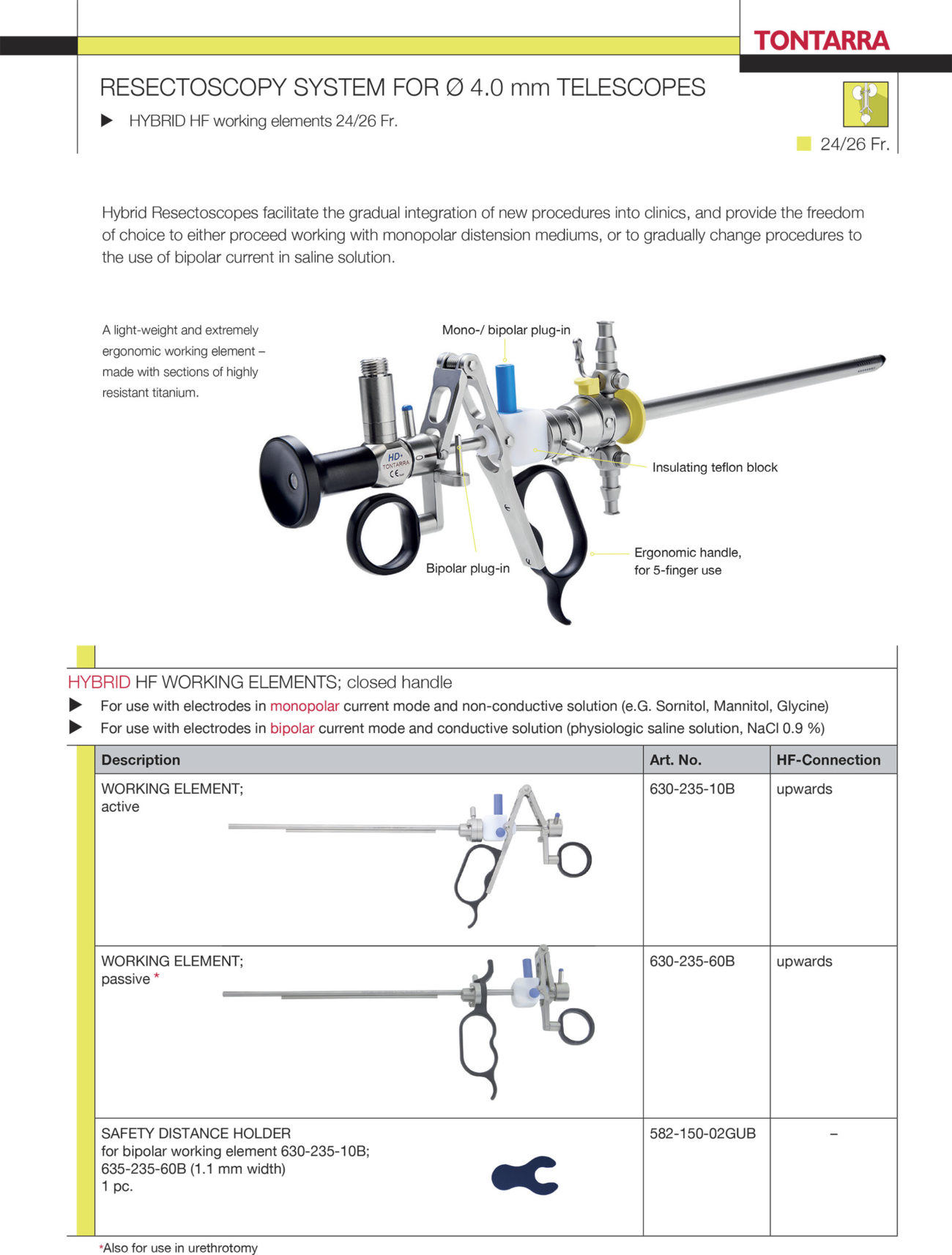 RESECTOSCOPY WITH 4MM SCOPE - Operating Room System